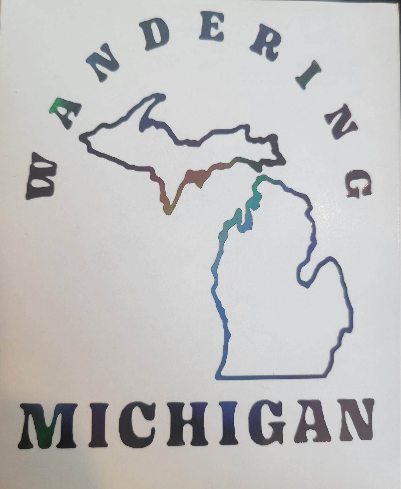 Wandering Michigan Sticker / Decal / Car Bumper Sticker / Michigan ...