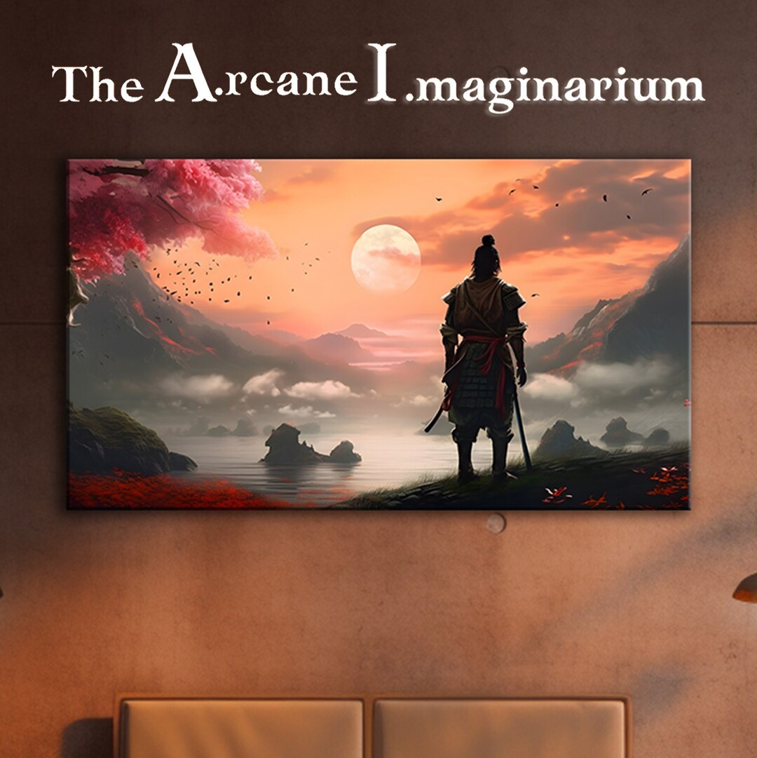 Afro Samurai Art, Samurai Sad Love, Afro-centric Digital Art, Abstract ...