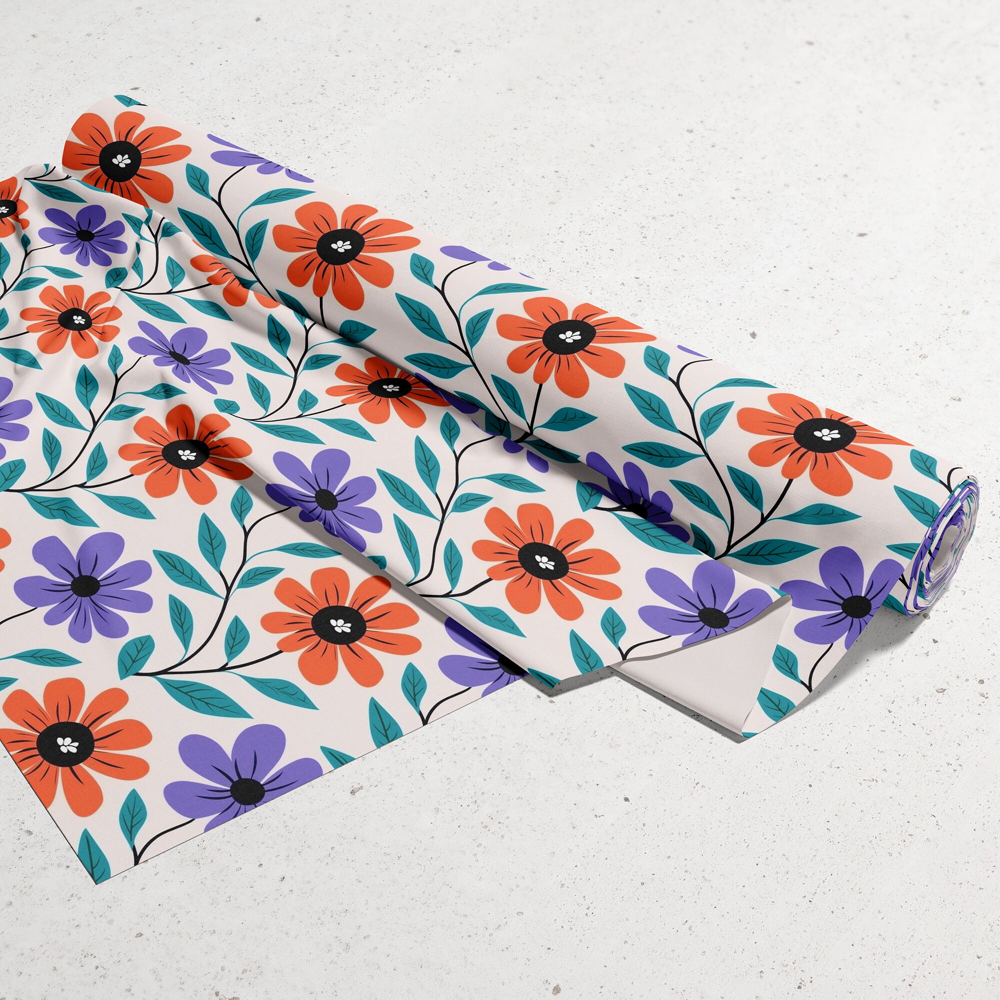 Flower Pattern Summer Repeatable Pattern Seamless Pattern Flower Garden ...