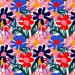 Abstract Flower Pattern Abstract Seamless Pattern Flower Fabric Pattern ...