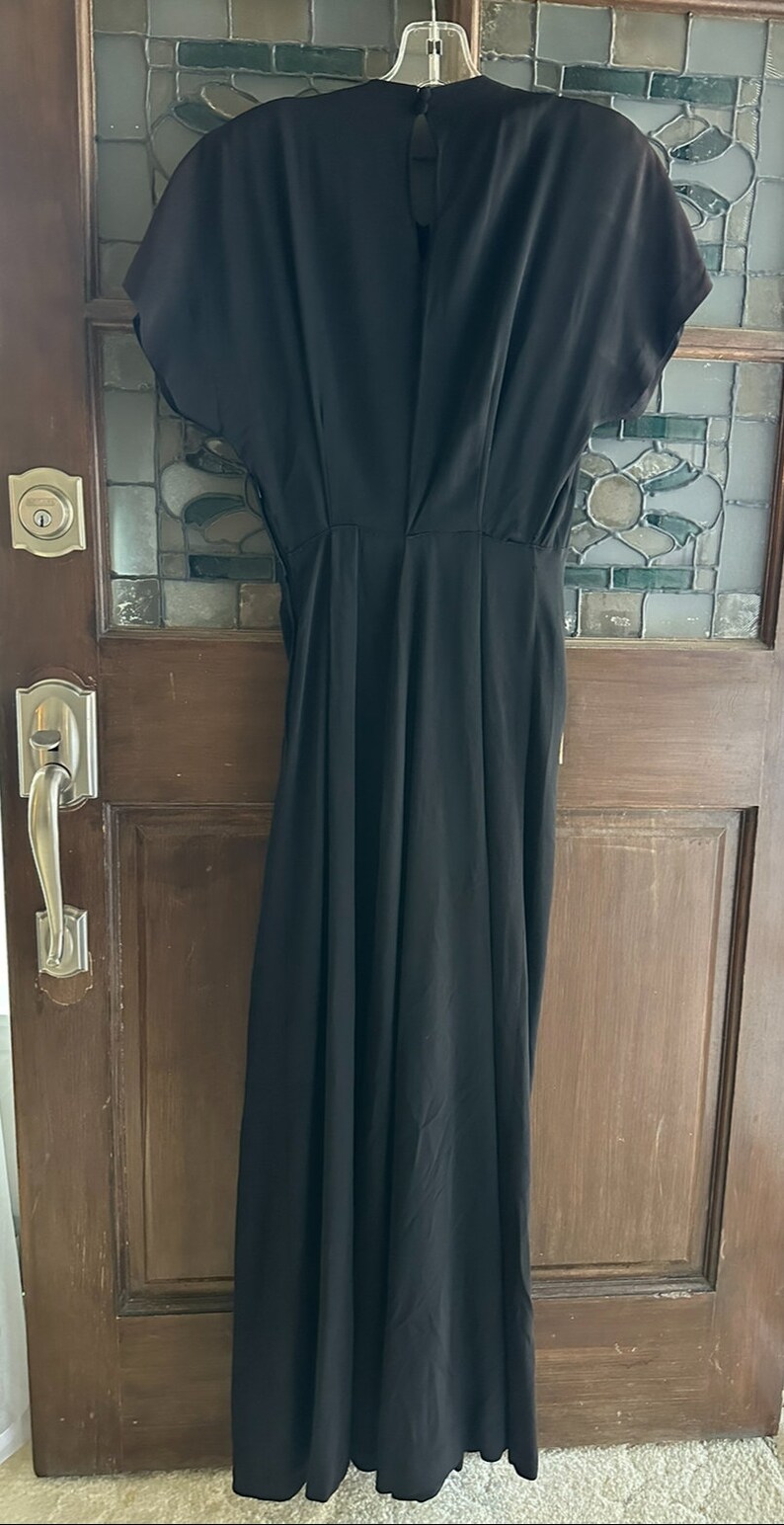 Vintage Black 1940's Du Barry Gown Modern Size 6 Ish - Etsy