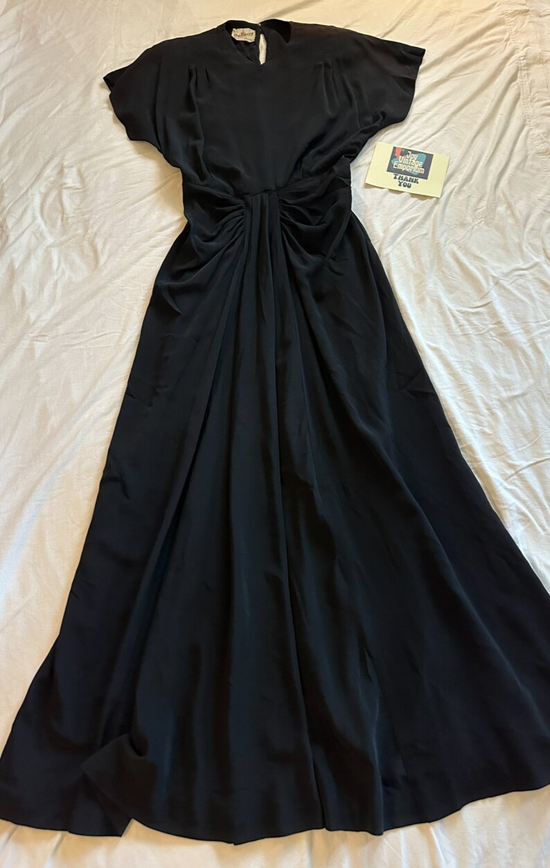 Vintage Black 1940's Du Barry Gown Modern Size 6 Ish - Etsy