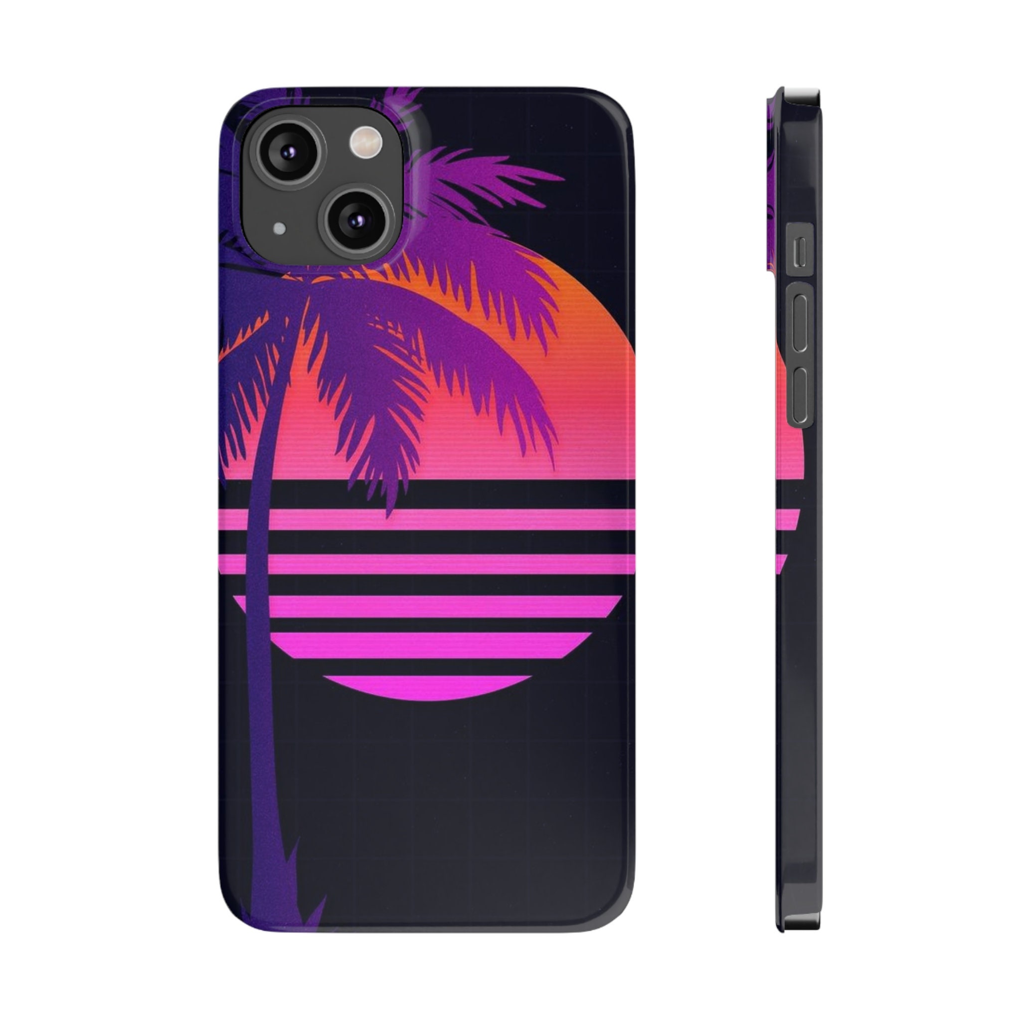 Retrowave Slim Phone Case - Etsy