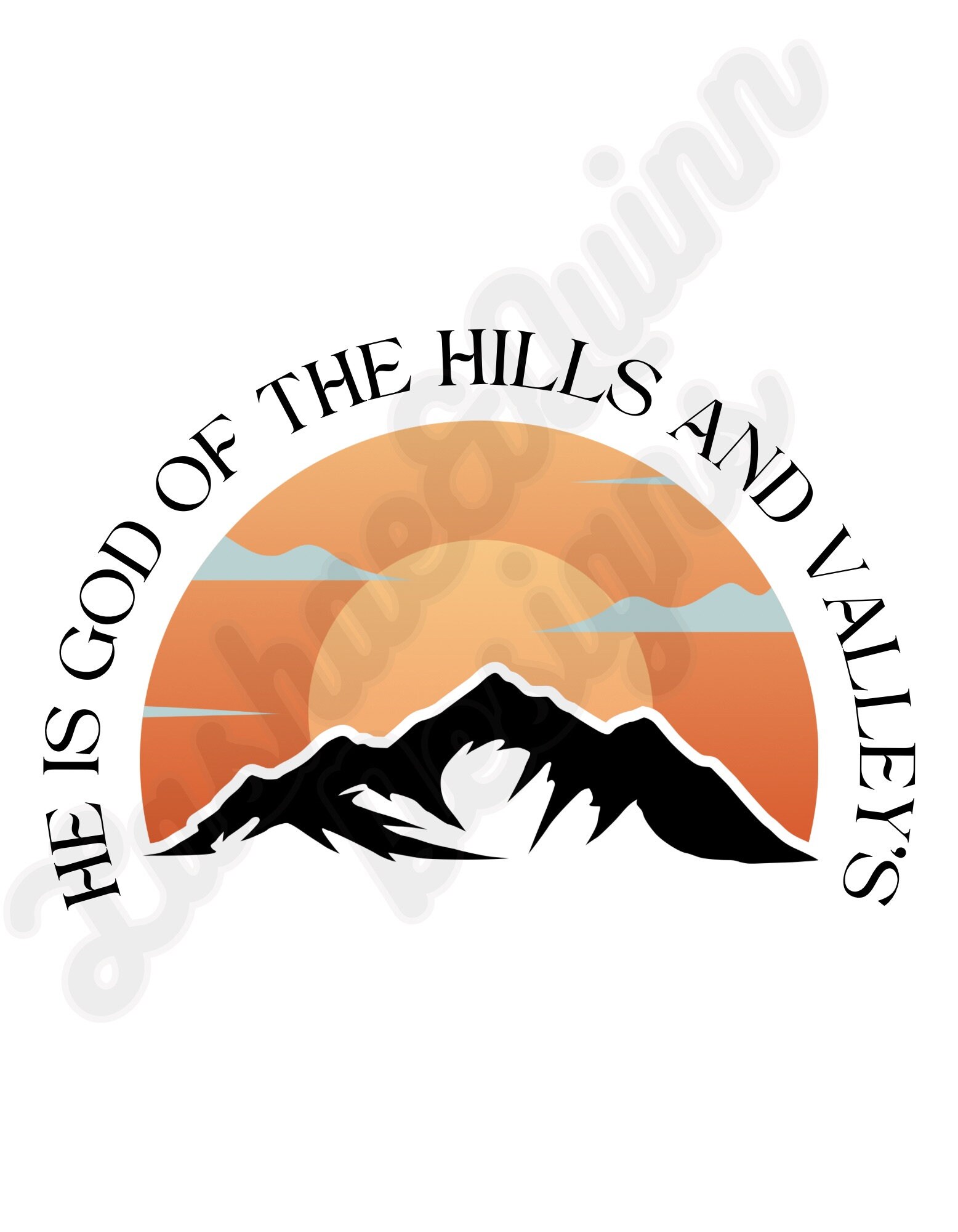 God of the Hill and Valleys Svg - Etsy