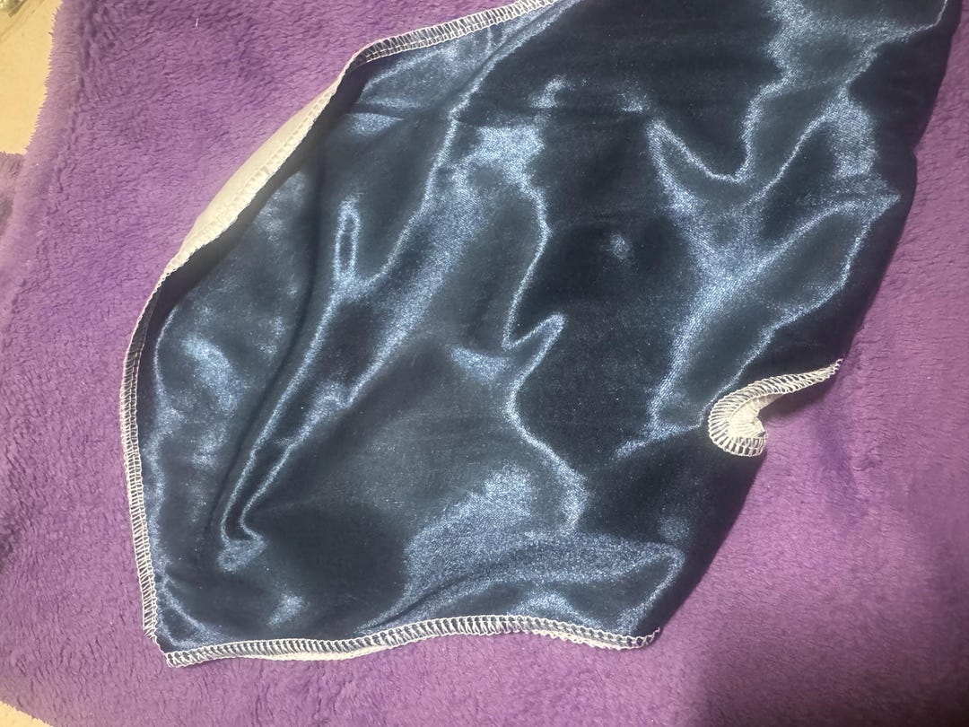 Silky Satin Grey and Blue Durag. - Etsy