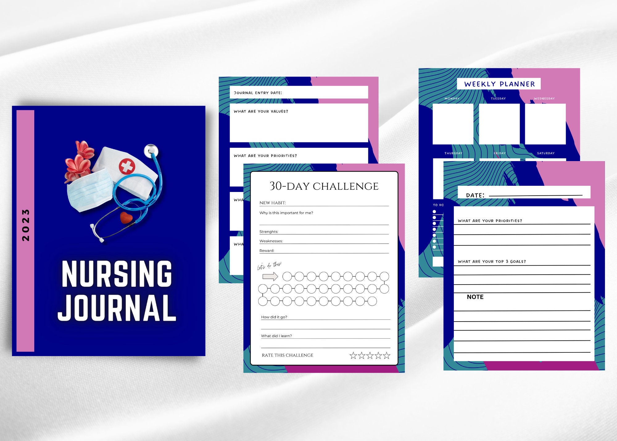 NURSING TEMPLATE, ROUTINE Planner, Nurse to Do List, Digital Download ...