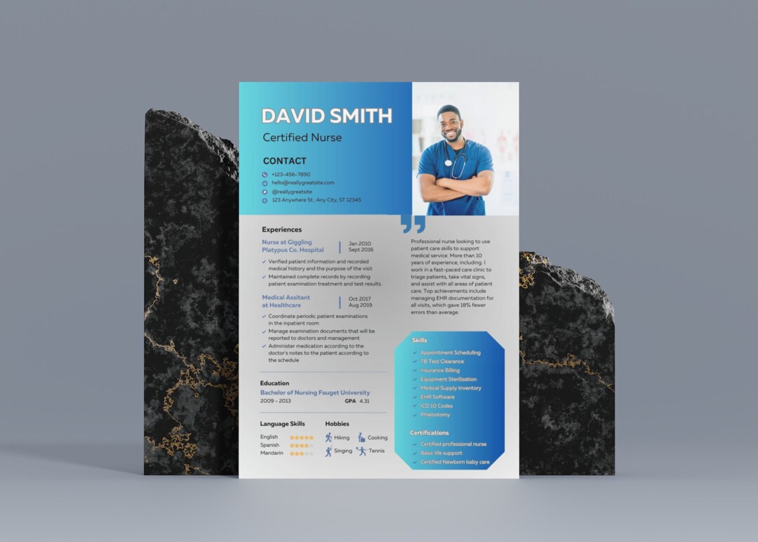 CV Template Professional RESUME CAREER Plan Comprehensive - Etsy