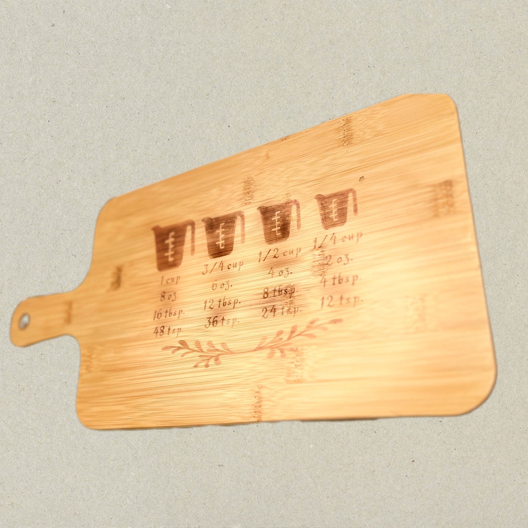 Kitchen Conversion Chart Cutting Board Kitchen Conversion Kitchen ...