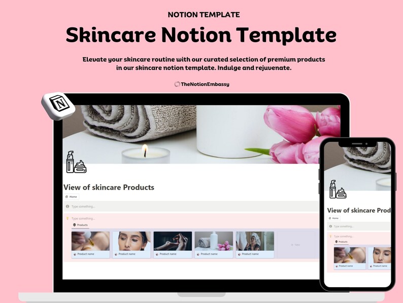 Notion Template Skincare Planner Notion Beauty Tracker - Etsy Notion Template Skincare Planner Notion Beauty Tracker - Etsy