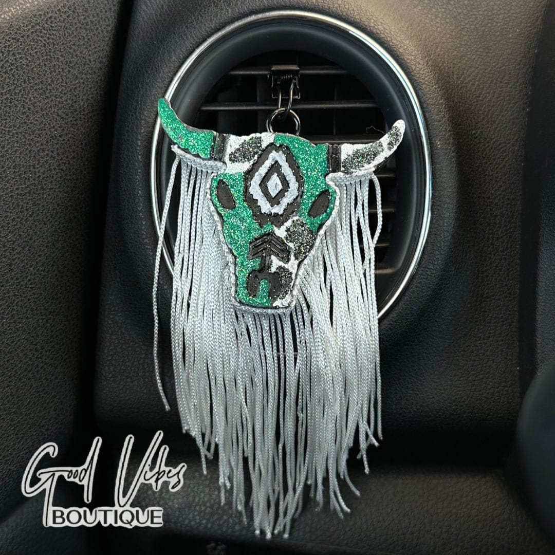 Car Freshie Bull Skull Vent Clips - Etsy