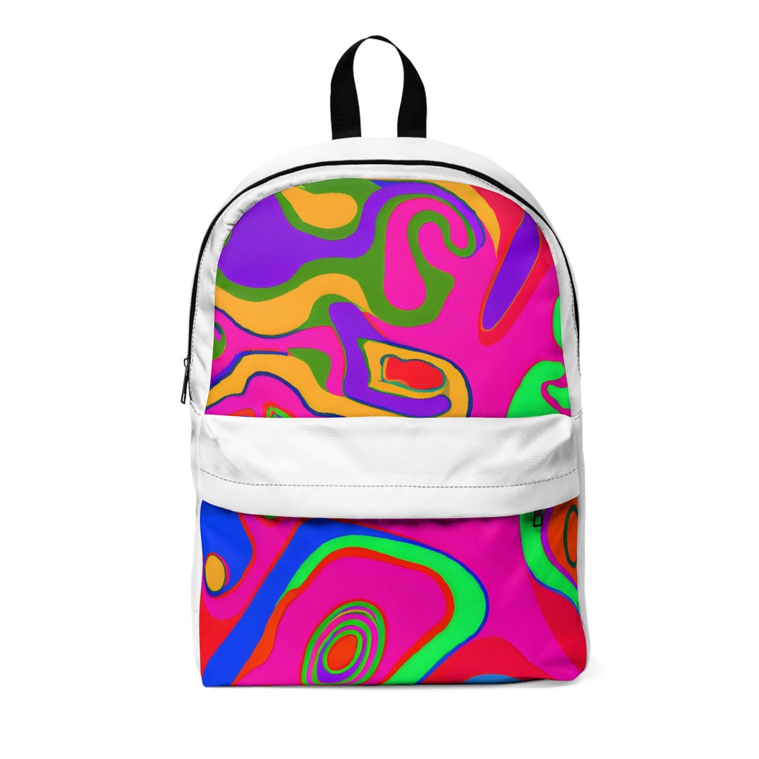 Vibrant Animated Backpack Backpack - Etsy