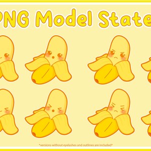 Baby Nino! | Banana Themed Pngtuber Model - Etsy