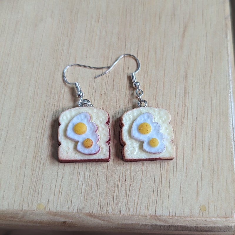 Toast Earrings - Etsy