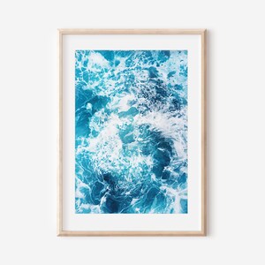 Ocean Waves, Sea Art, Ocean Water Print, Abstract Printable Art, Ocean ...