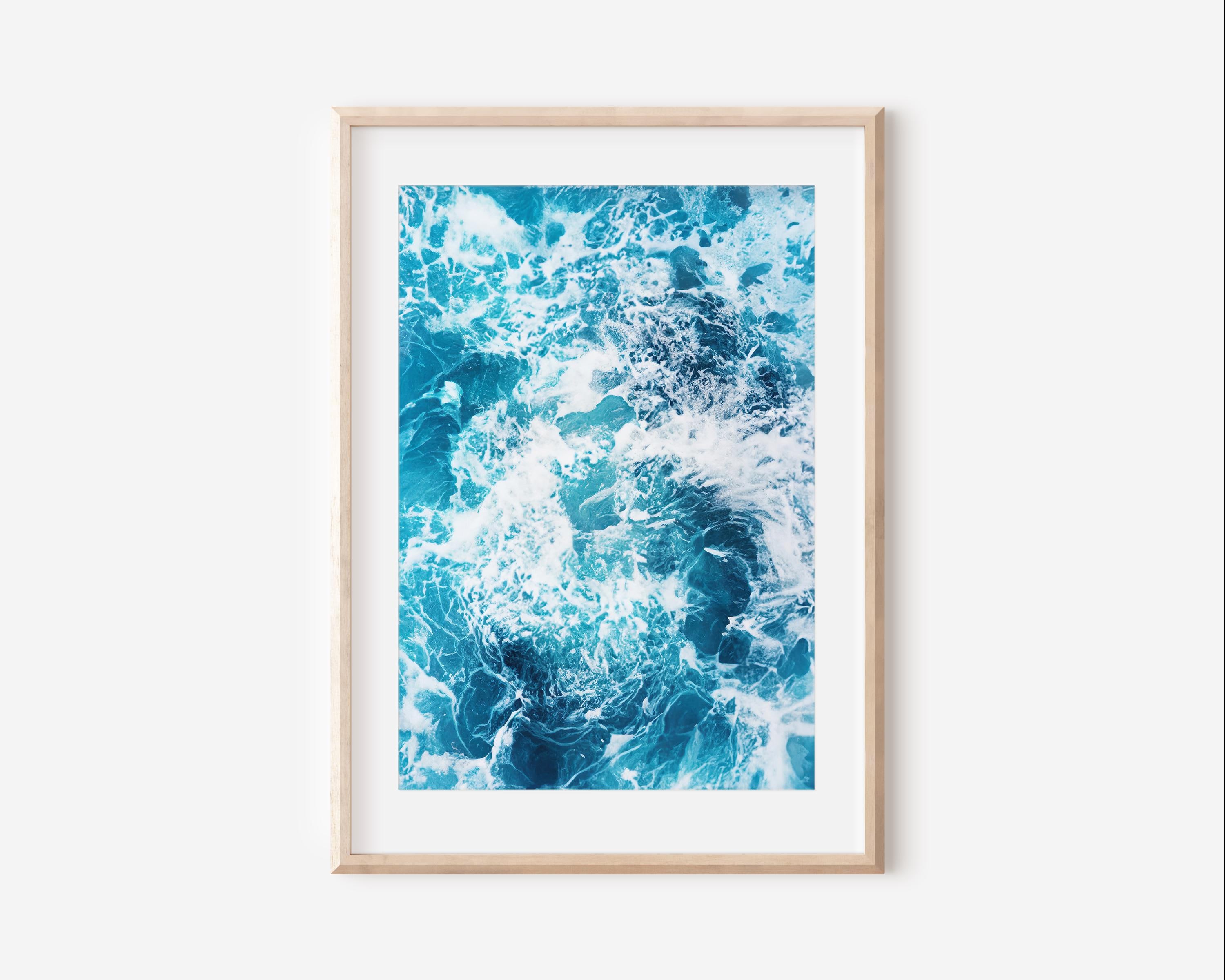 Ocean Waves, Sea Art, Ocean Water Print, Abstract Printable Art, Ocean ...