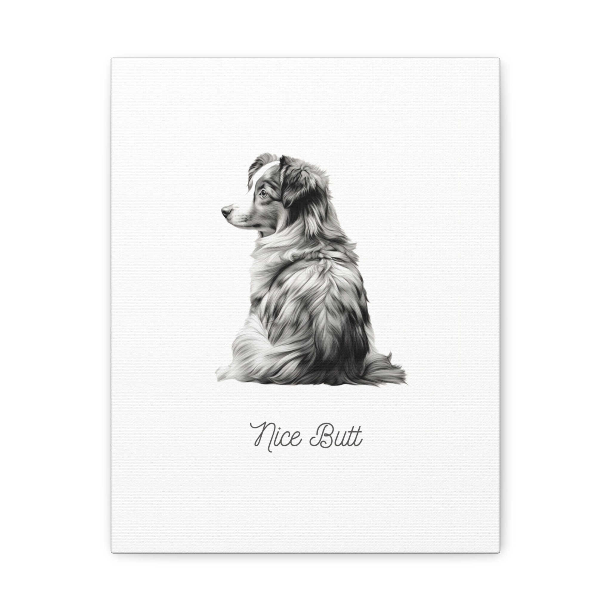 Australian Shepherd Bathroom Art | Australian Shepherd Butt | Nice Butt ...