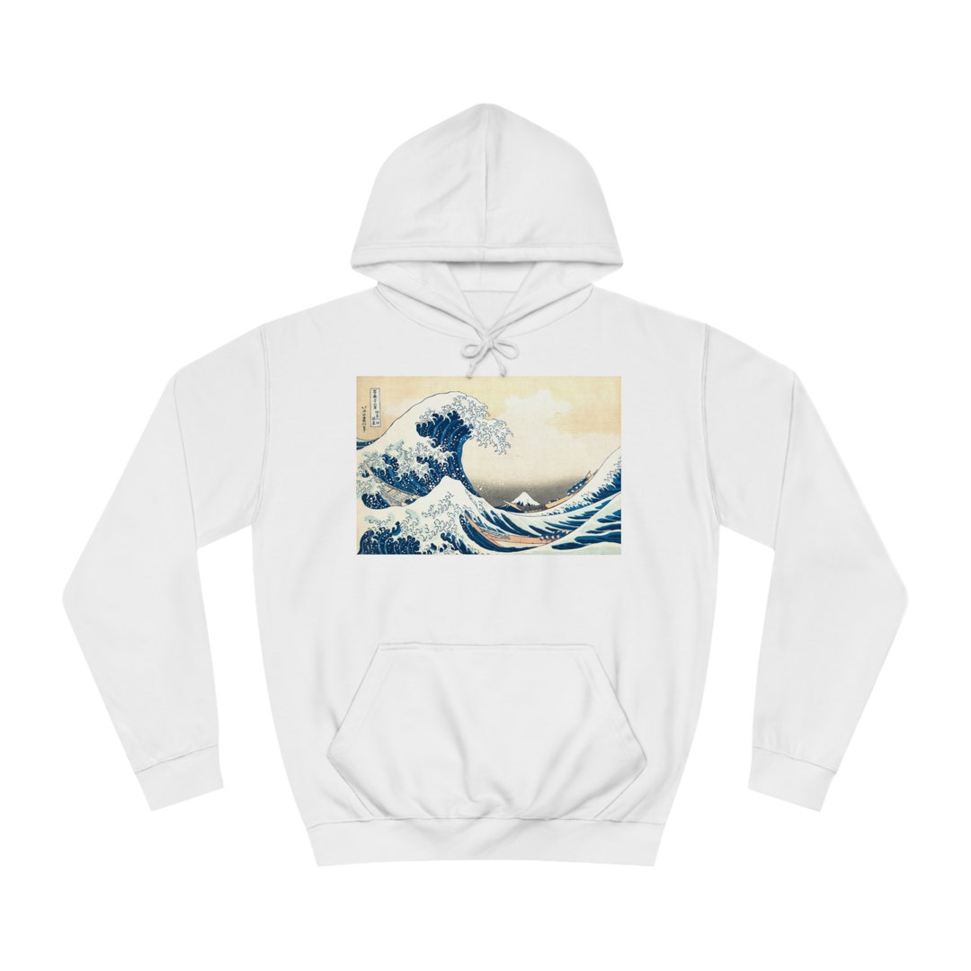 Great Wave Hoodie - Etsy