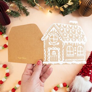 Gingerbread House Holiday Cards - Kit of 5 Cards - Etsy