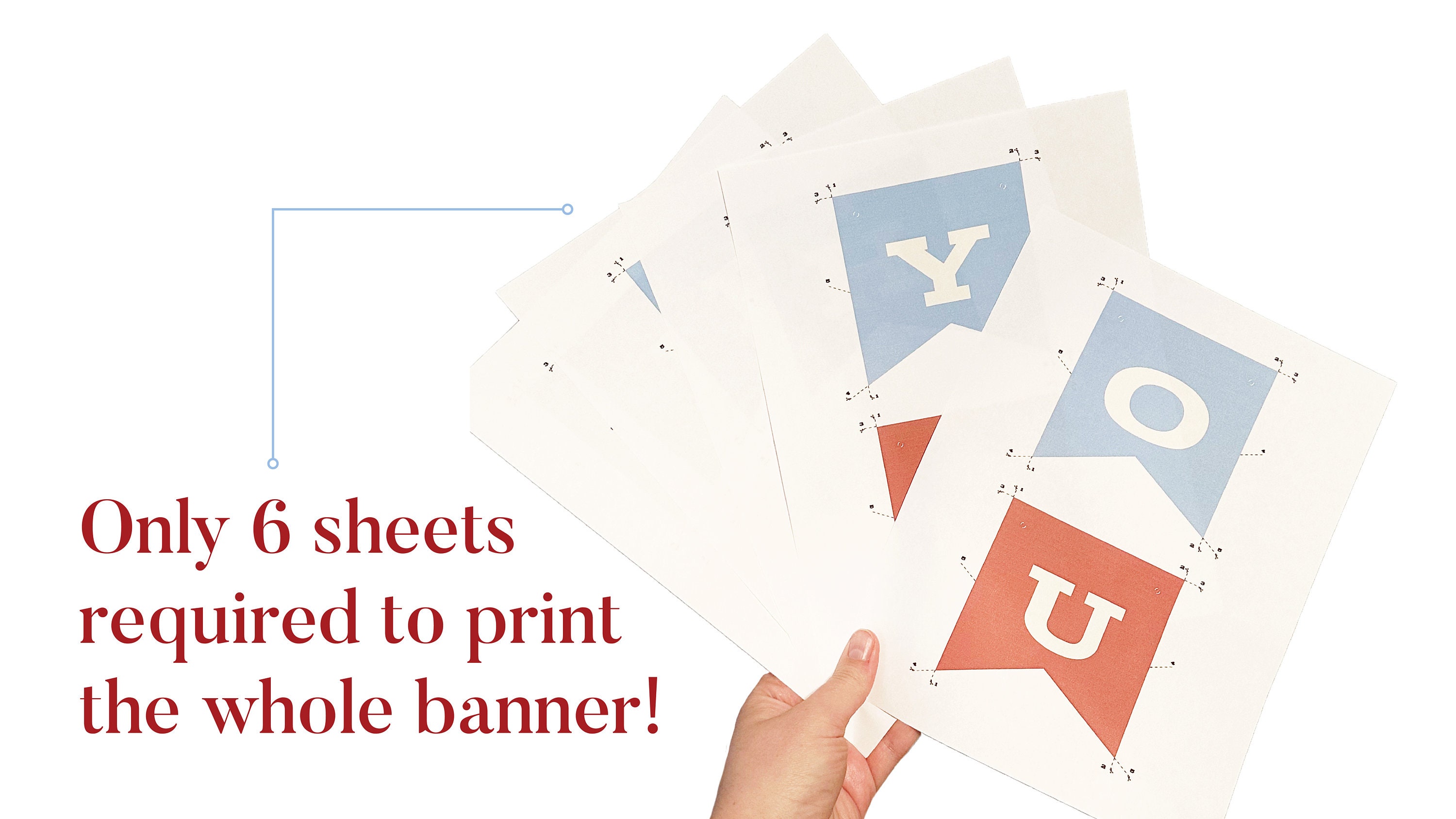 4th of July Printable Banner, Independence Day Banner Pennant, Instant ...