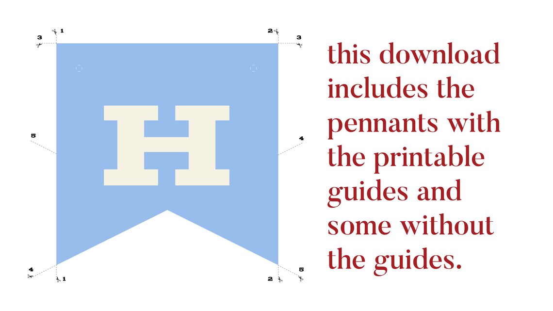 4th of July Printable Banner, Independence Day Banner Pennant, Instant ...