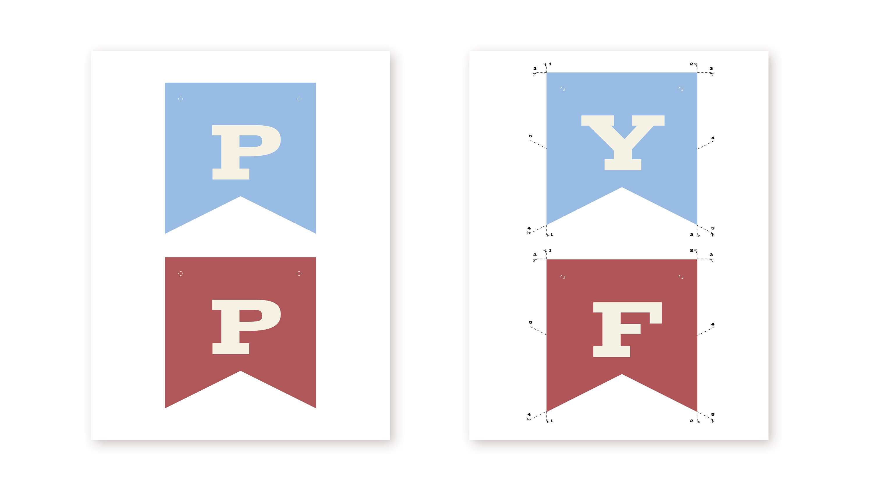 4th of July Printable Banner, Independence Day Banner Pennant, Instant ...