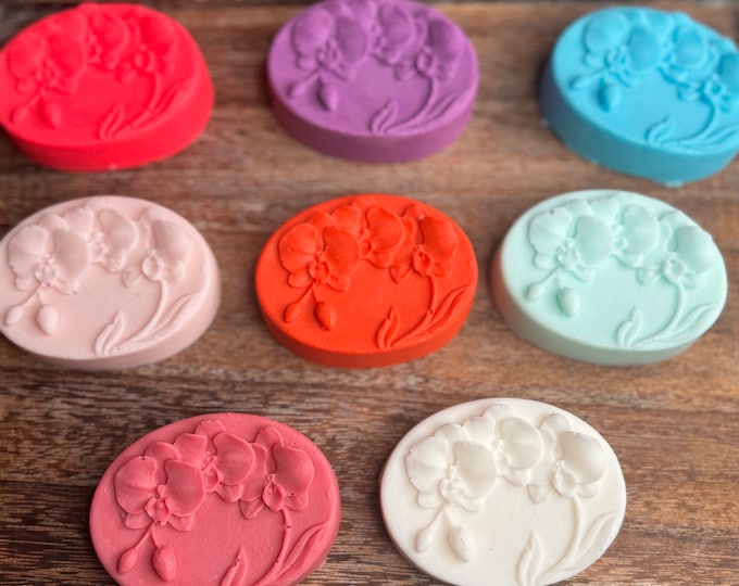 Phalaenopsis Bar Orchid Soap • Handmade Floral Soap Bars • Unique ...