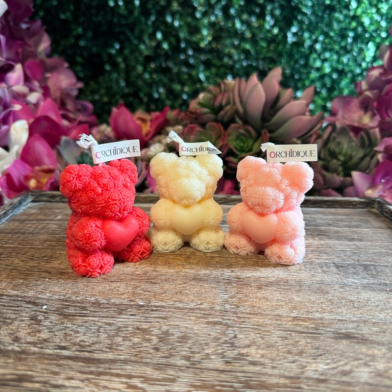 Mini Bear Candle - Etsy