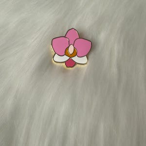 Phal Cutie Orchid Flower Enamel Pin Floral Pin Collector Item Unique ...