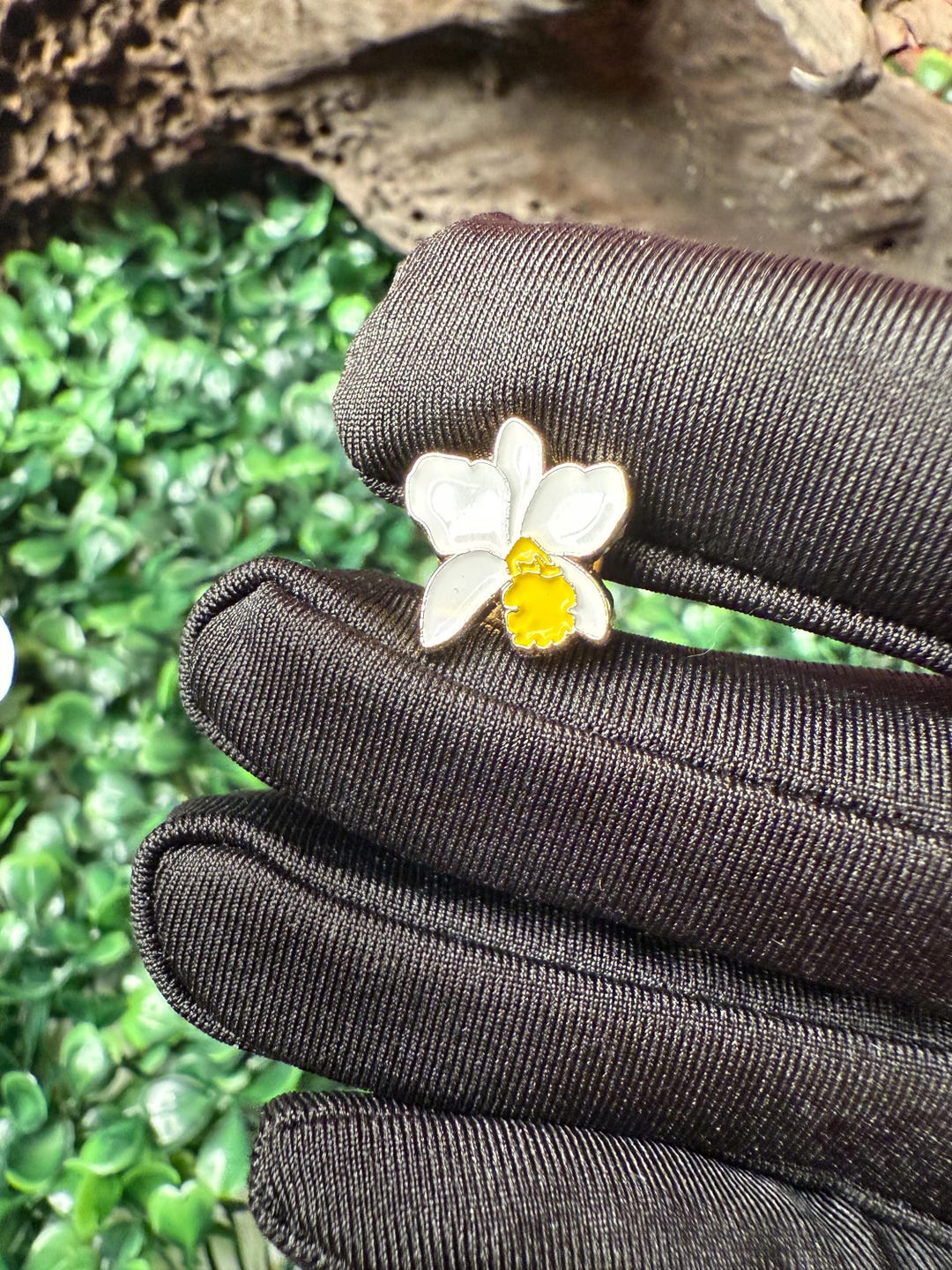 Mini Cattleya Luddy Inspired Orchid Flower Enamel Pin • Floral Pin ...