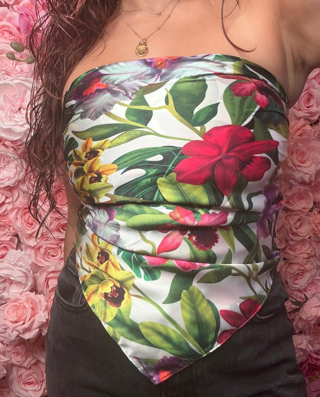 Orchidique Cattleya Blooms Scarf - Etsy