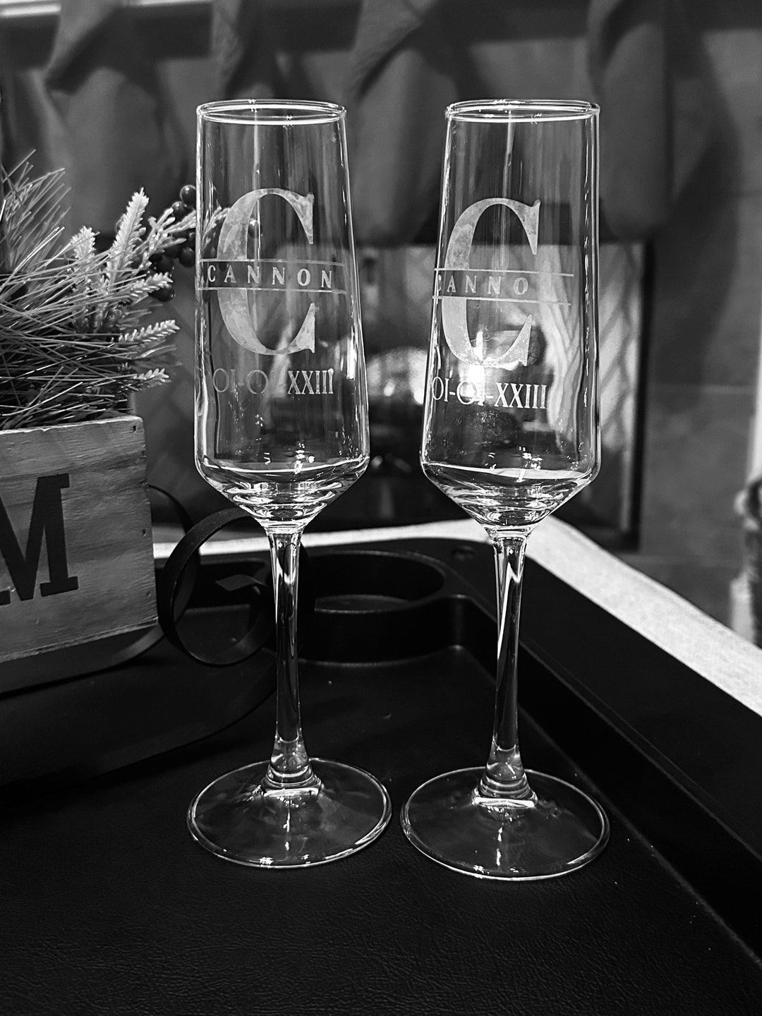 Personalized Wine Glasses Etsy