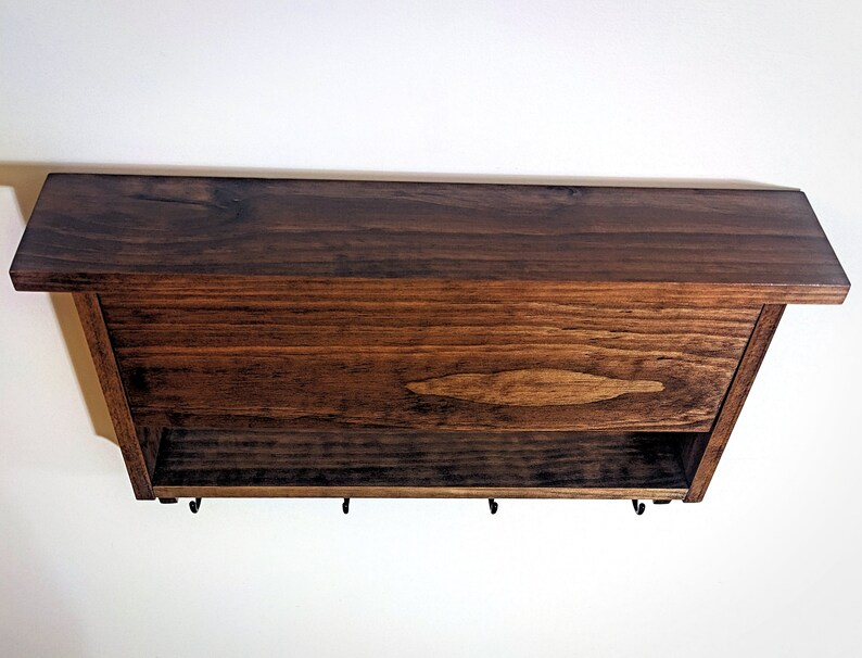 Small Locking Gun Cabinet Coat Rack Key Rack Concealment Shelf Tactical ...