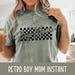 Retro Boy Mama Checkers SVG PNG Checkered Mom Design Mom of Boys ...