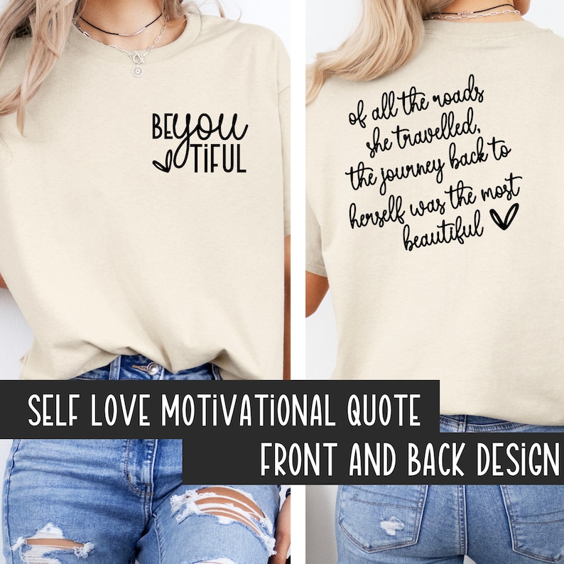 Inspirational Be You Quote Beyoutiful Svg Design Empowerment Strong ...