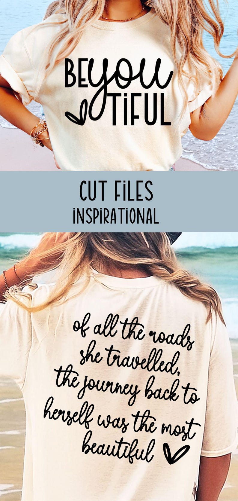 Inspirational Be You Quote Beyoutiful Svg Design Empowerment Strong ...