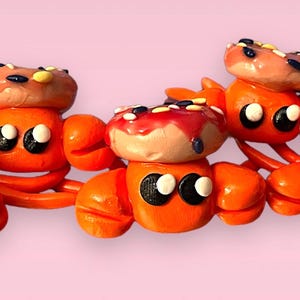 Sprinkle Donut Misfit Hermit Crabs - Polymer Clay - Sculptures ...