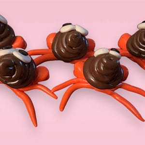 Poop Smile Misfit Hermit Crab Figurine Polymer Clay Sculptures Handmade ...