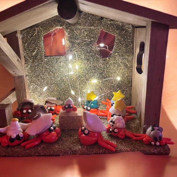 Lobster Nativity Scene - Etsy