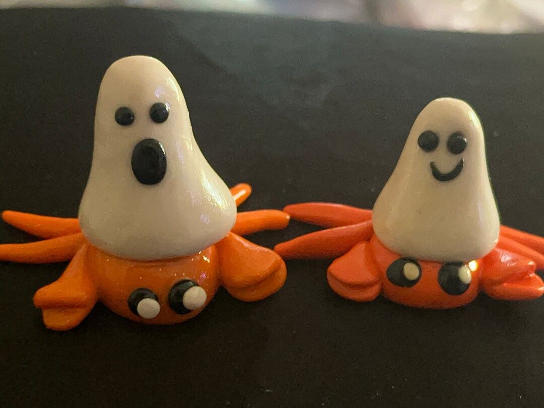 Ghost Misfit Hermit Crab™ Kawaii Halloween Custom Personalized Gift ...