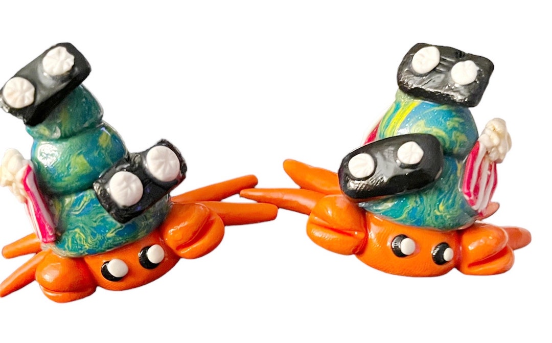 So 90s Misfit Hermit Crabs - VHS Rental Store - Polymer Clay ...