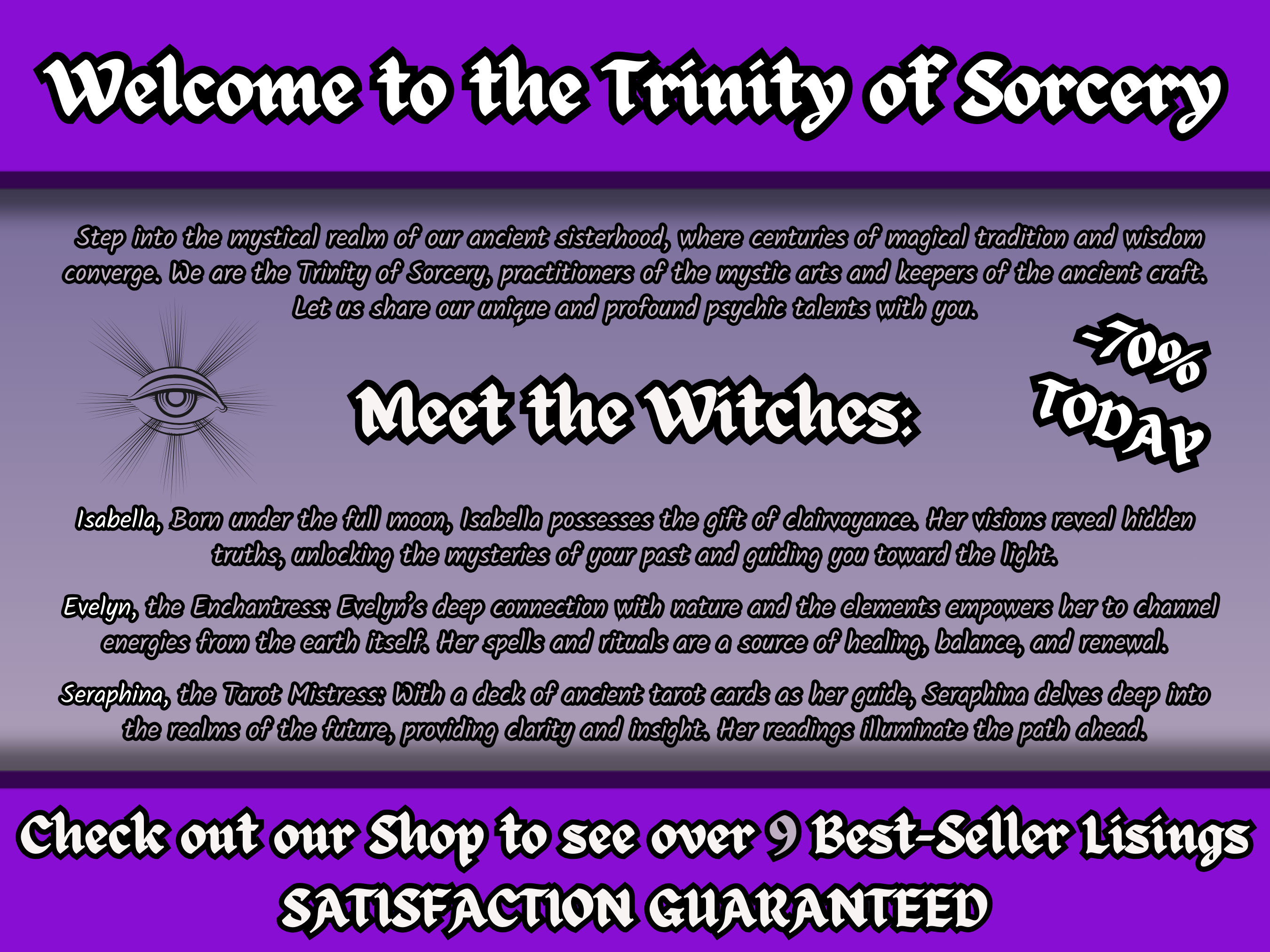 Same Hour Blind Career Reading Tarot Reading Three Witches Psychic ...