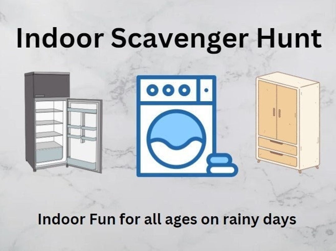 Best Indoor Scavenger Hunt, Treasure Hunt for Kids, Teens and Adults ...