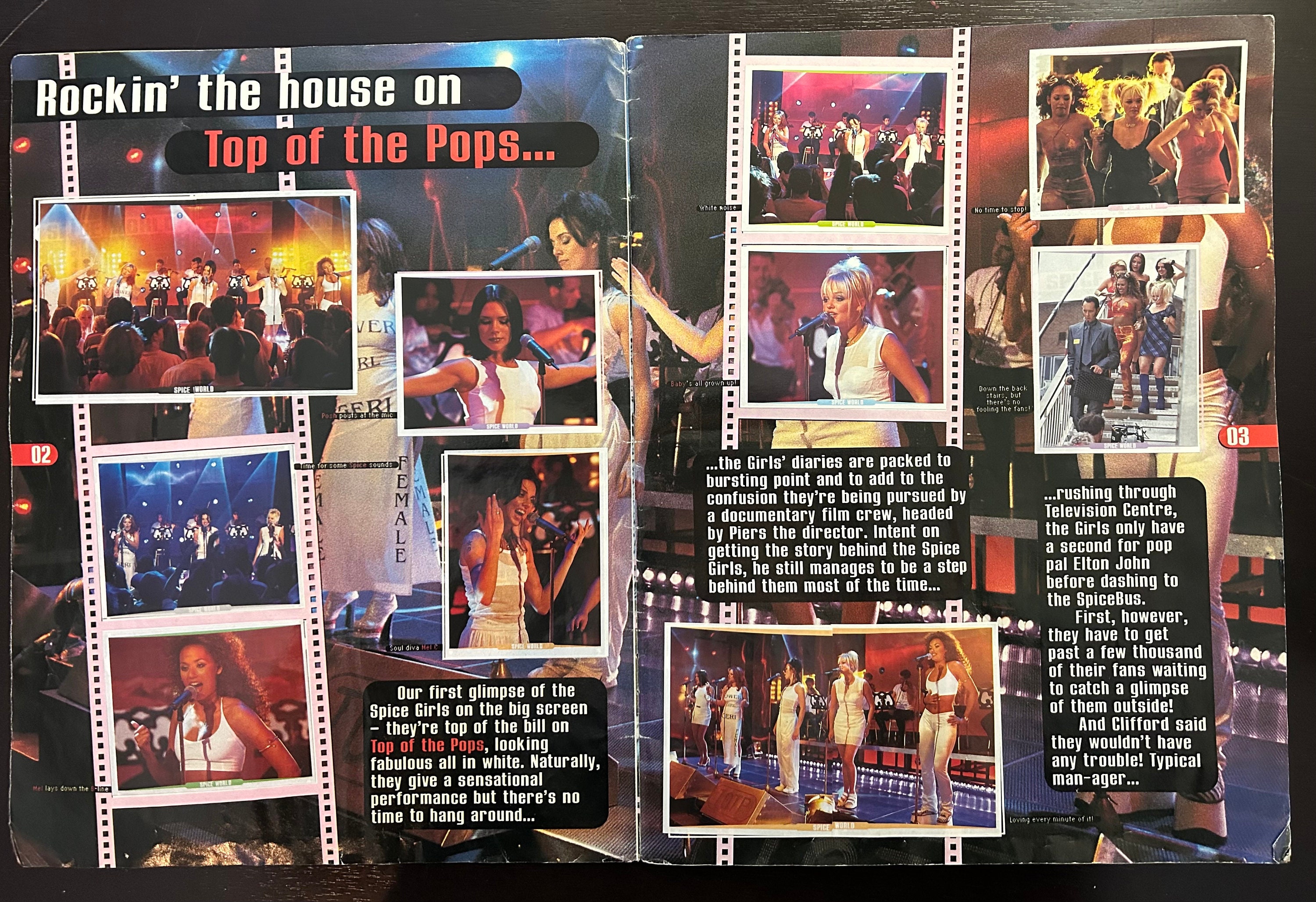 Spice Girls Spice World Sticker Book - Etsy