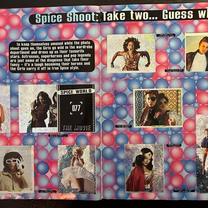 Spice Girls Spice World Sticker Book - Etsy