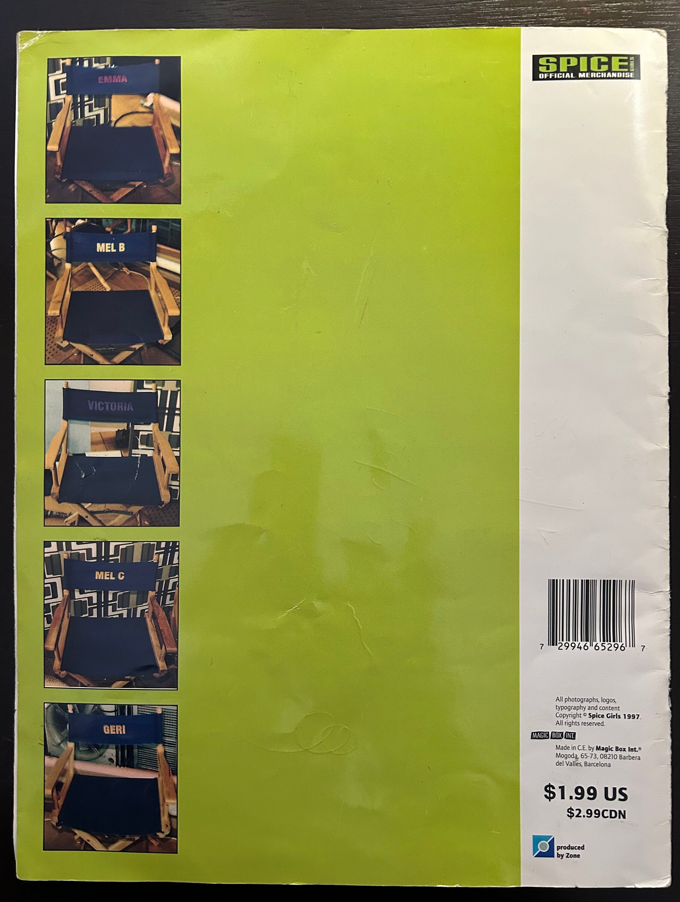 Spice Girls Spice World Sticker Book - Etsy