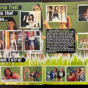 Spice Girls Spice World Sticker Book - Etsy