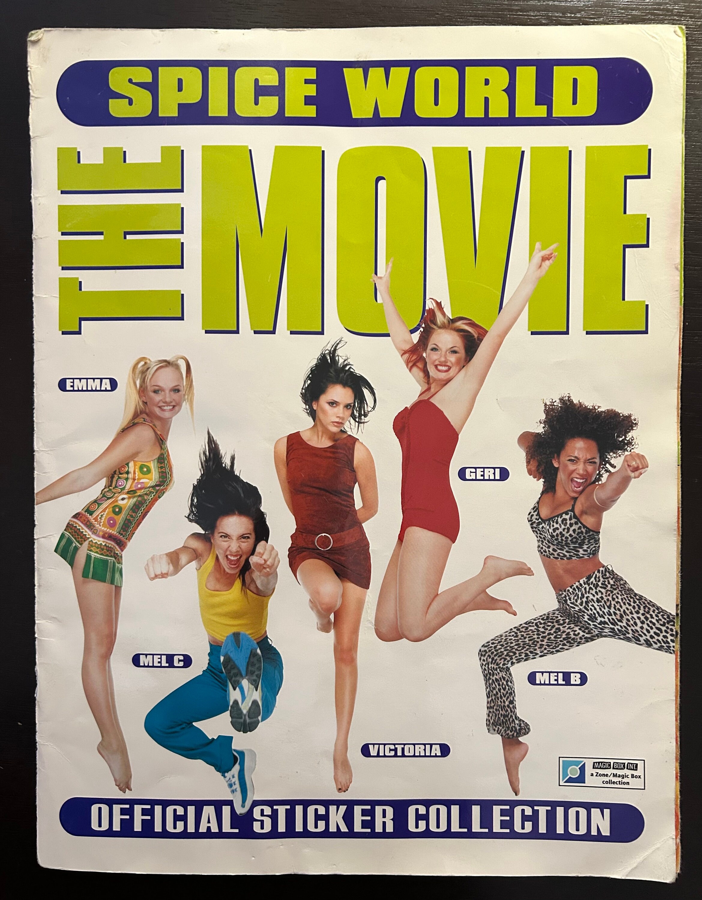 Spice Girls Spice World Sticker Book - Etsy