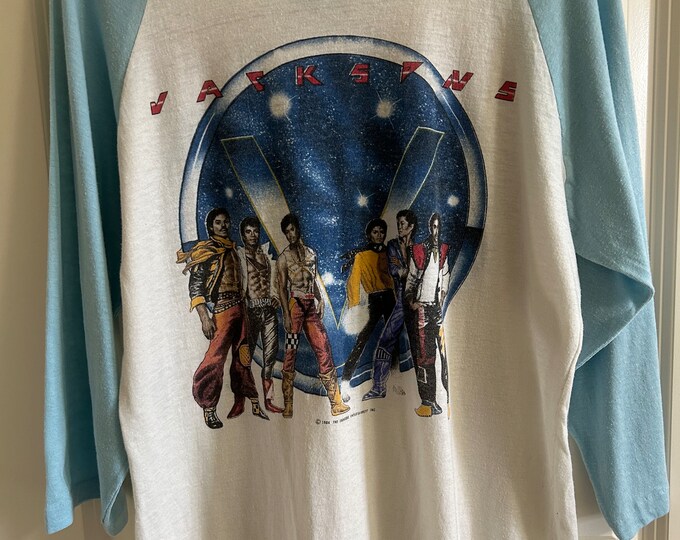 Jackson 5 Victory Concert Tour Vintage Raglan Shirt Size L - Etsy
