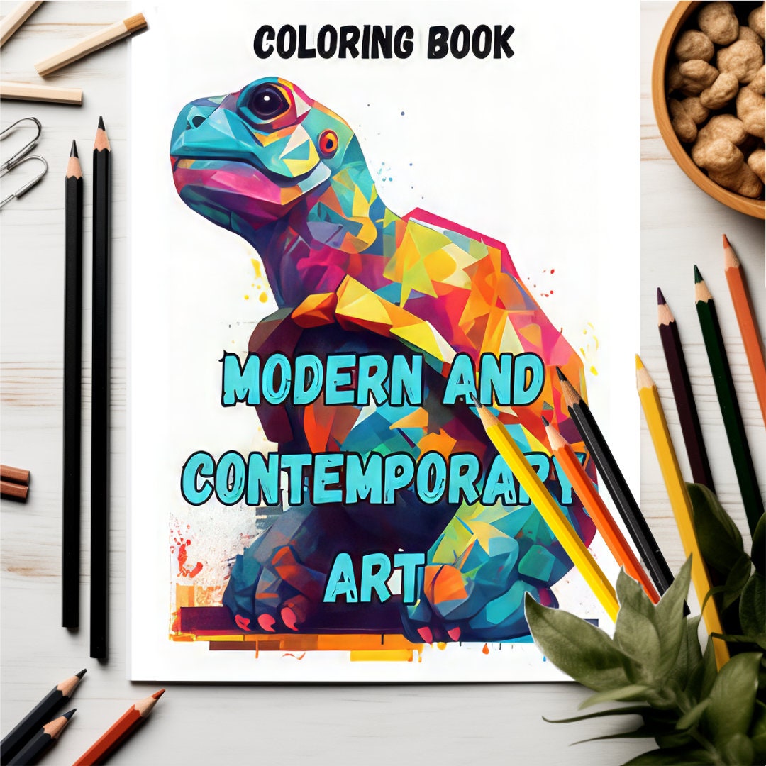A Modern and Contemporary Coloring Journey: Explore Artistic ...