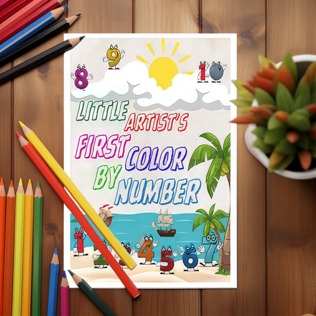 Little Artists First Color by Number: Easy and Simply Cute Things to ...